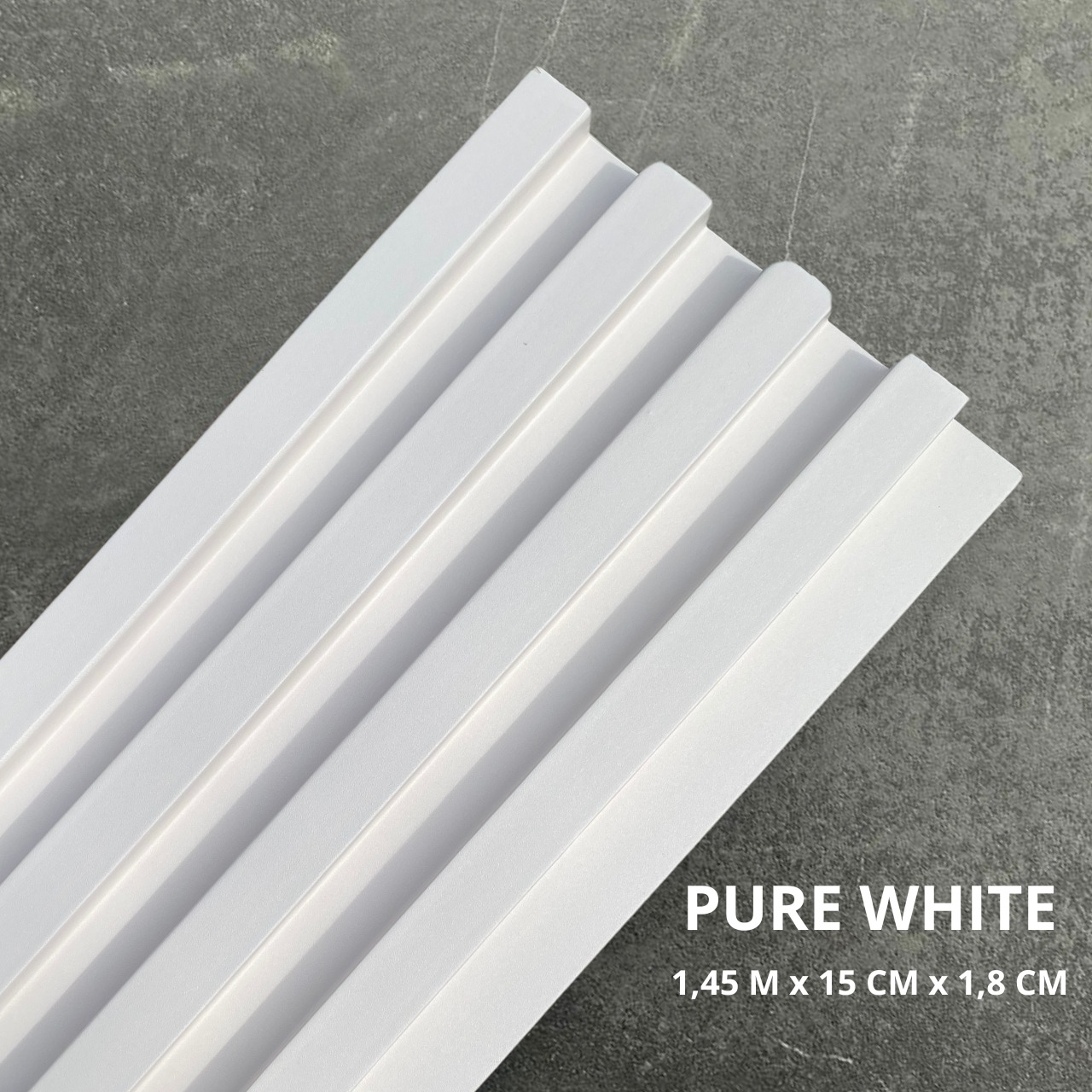 (PAKET 5 PC) WPC WALL PANEL 3D | 145 CM x 15 CM x 18 MM | PREMIUM WPC WOOD PANEL WPC DINDING ...