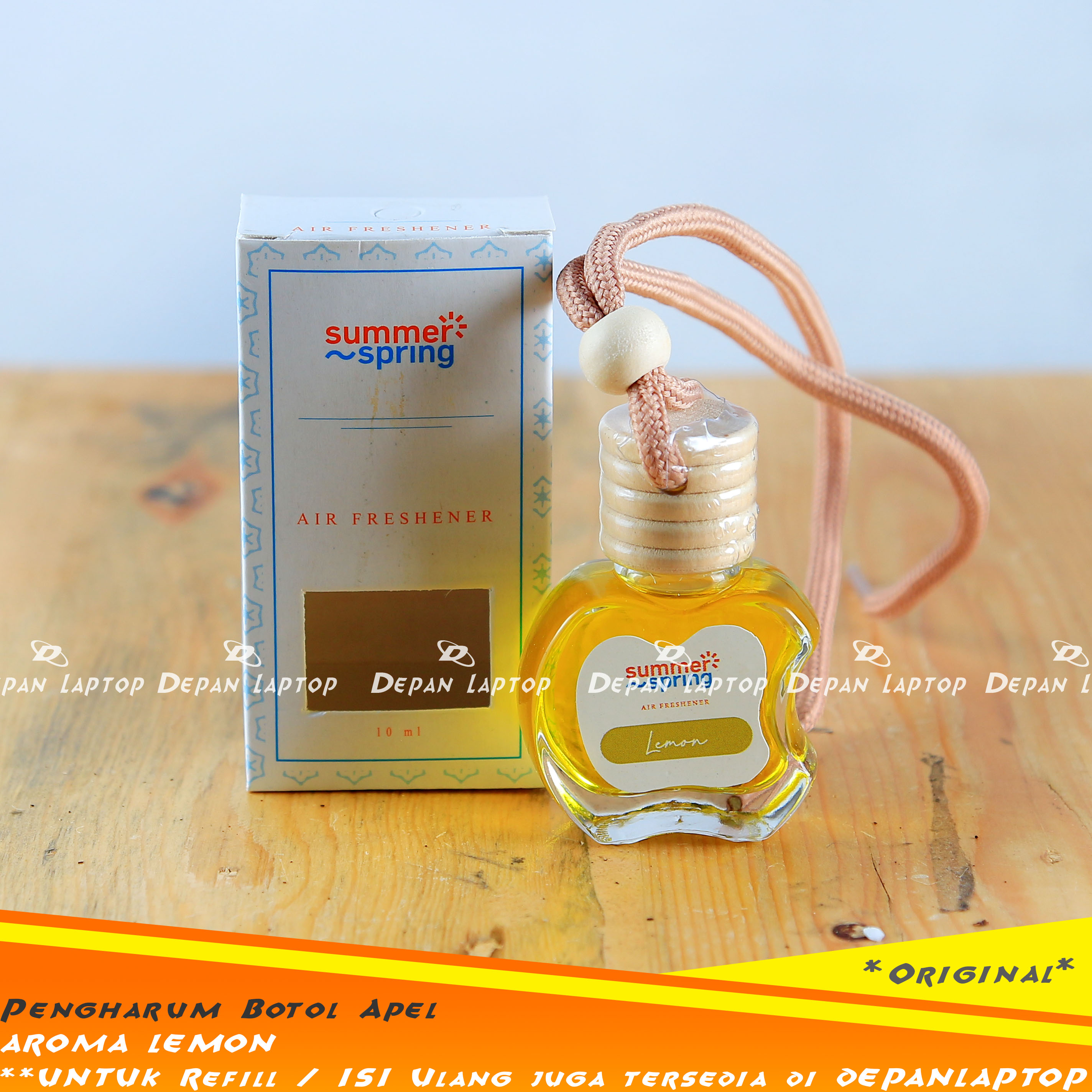 SUMMERSPRING Pengharum Gantung Botol Apel Berbagai Aroma Cocok untuk di ...