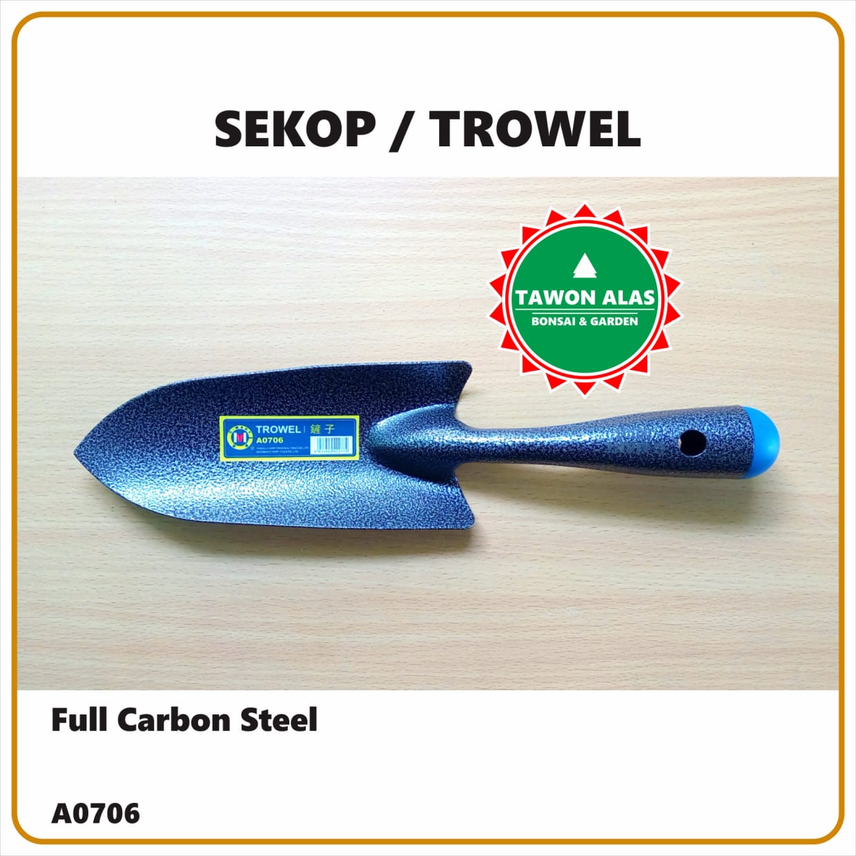 Sekop Kebun Trowel Serok Cetok Taman Tanah Carbon Steel C-Mart | Lazada ...