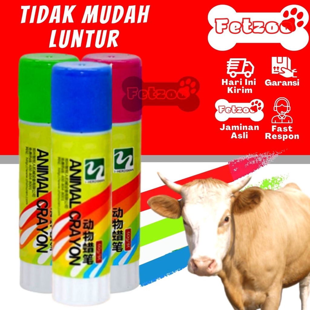 3 Warna Crayon Spidol untuk Tanda Tubuh Babi Sapi Domba Kambing Ternak ...