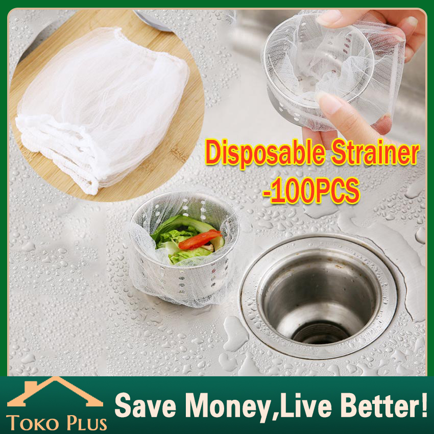 1 Set saringan kain wastafel 100pcs Kain Jaring Jala Saringan jaring ...