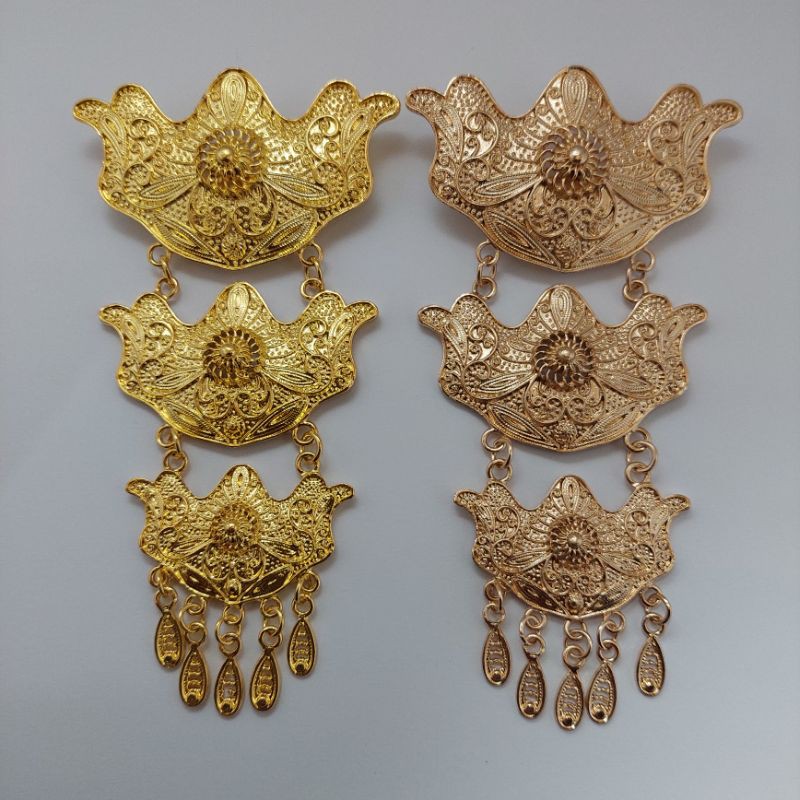 Broskutubaru/Bros 3 susun/ Bros kebaya/ Bros dada /pengantin/wisuda ...