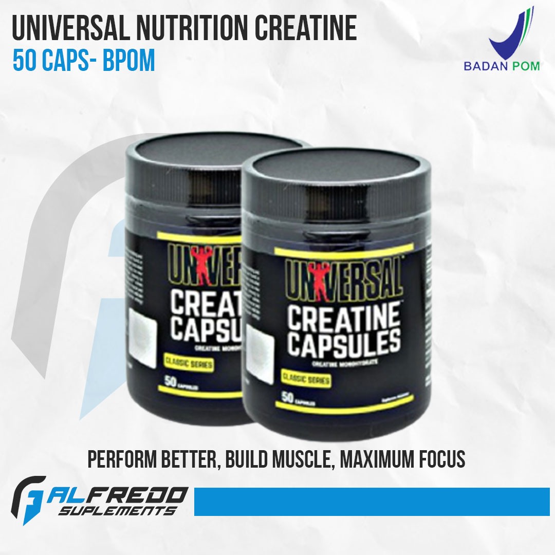 Universal Nutrition Creatine 50 Kapsul Creatine Monohydrate | Lazada ...