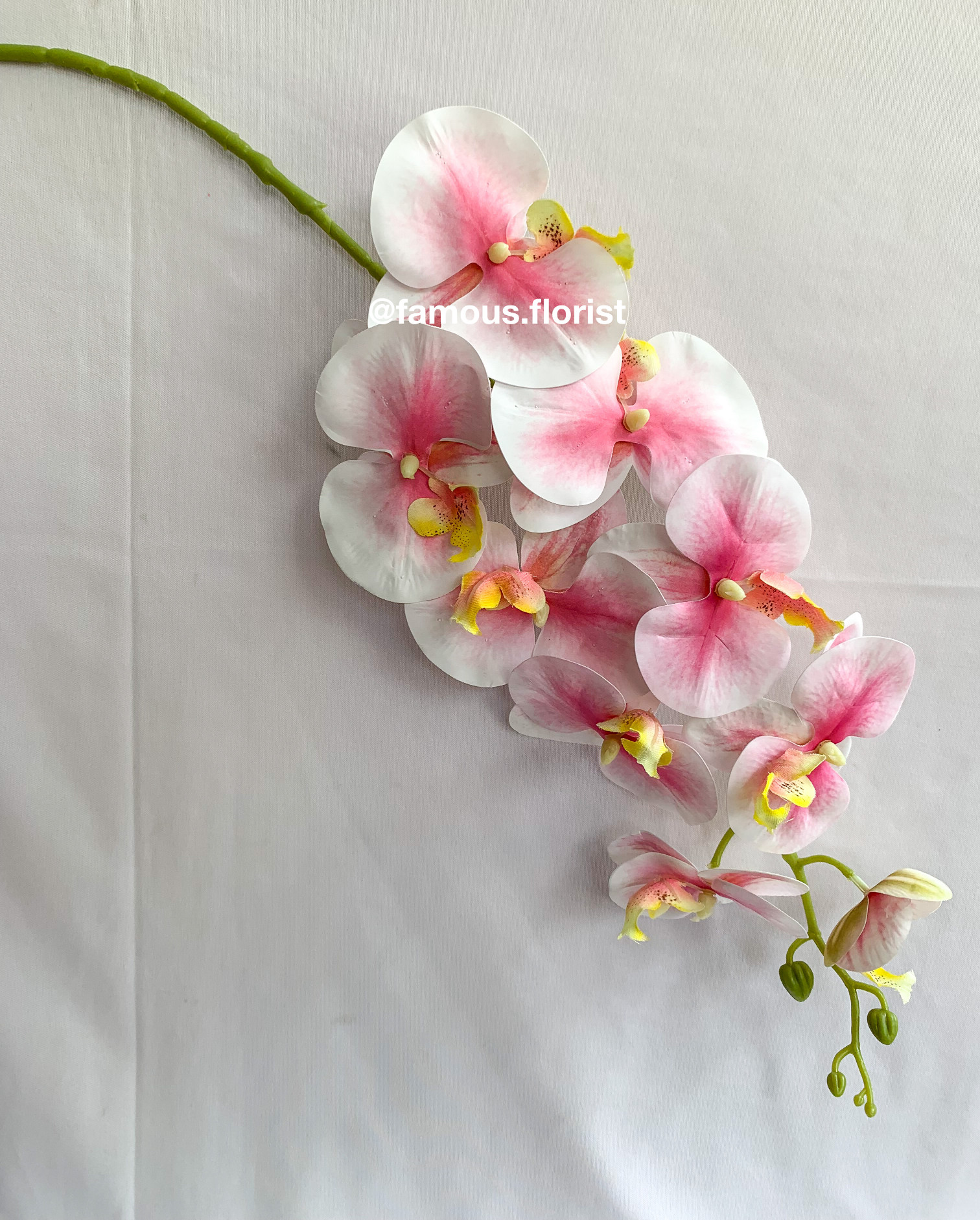 Bunga anggrek orchid latex artificial | Lazada Indonesia