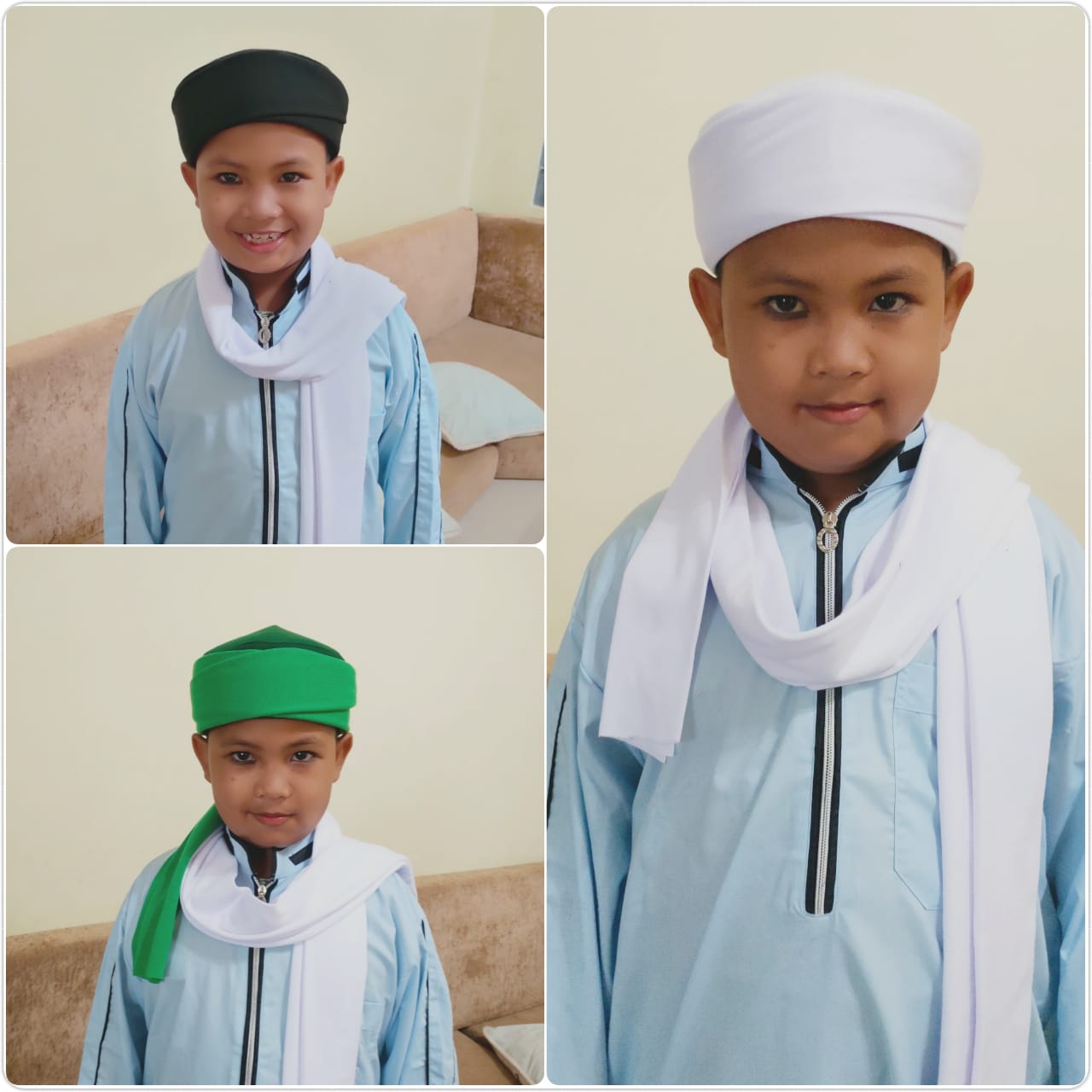 Peci Imamah Imamah Anak Langsung Pakai Tanpa Ribet Sorban Udeng Udeng ...