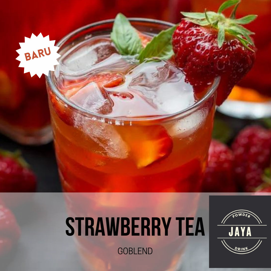 Bubuk Minuman STRAWBERRY TEA 1Kg / Bubuk minuman rasa STRAWBERRY TEA ...