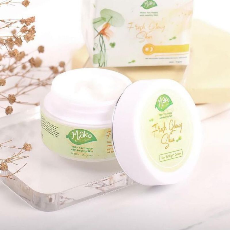 NEW ! MOISTURIZER MAKO BY SERIS - FRESH GLOWY SKIN DAY NIGHT CREAM MAKO ...