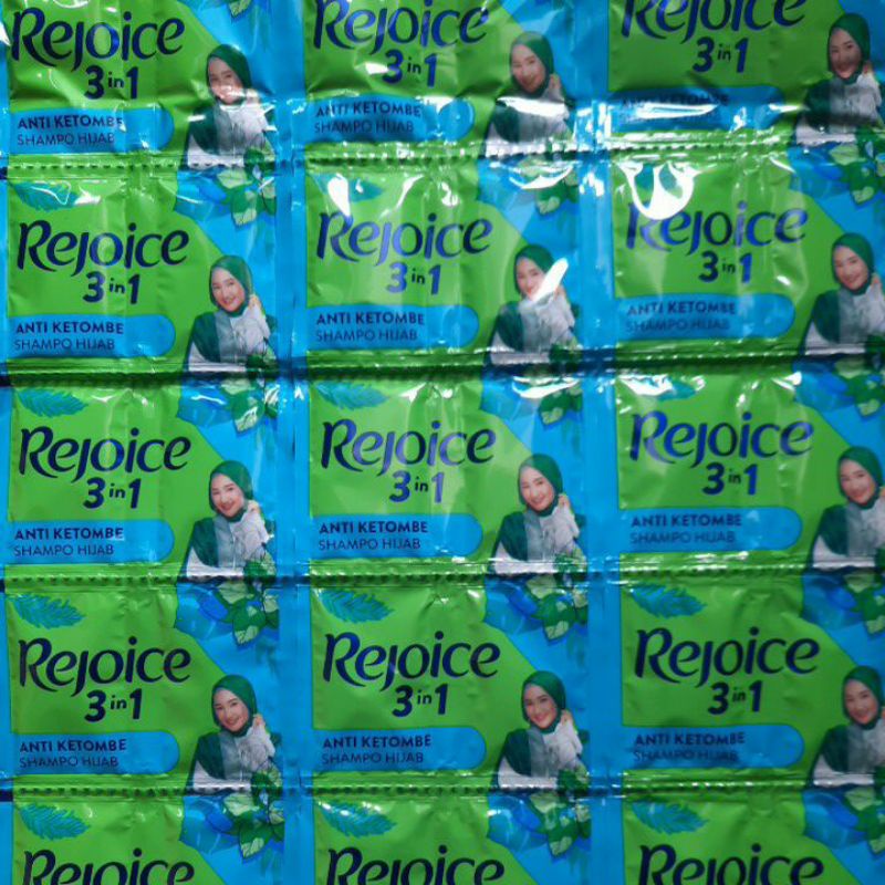 Shampo REJOICE HIJAB Sachet 3 in 1 - 1 Renceng ( 10ml x 12 sachet) | Lazada Indonesia