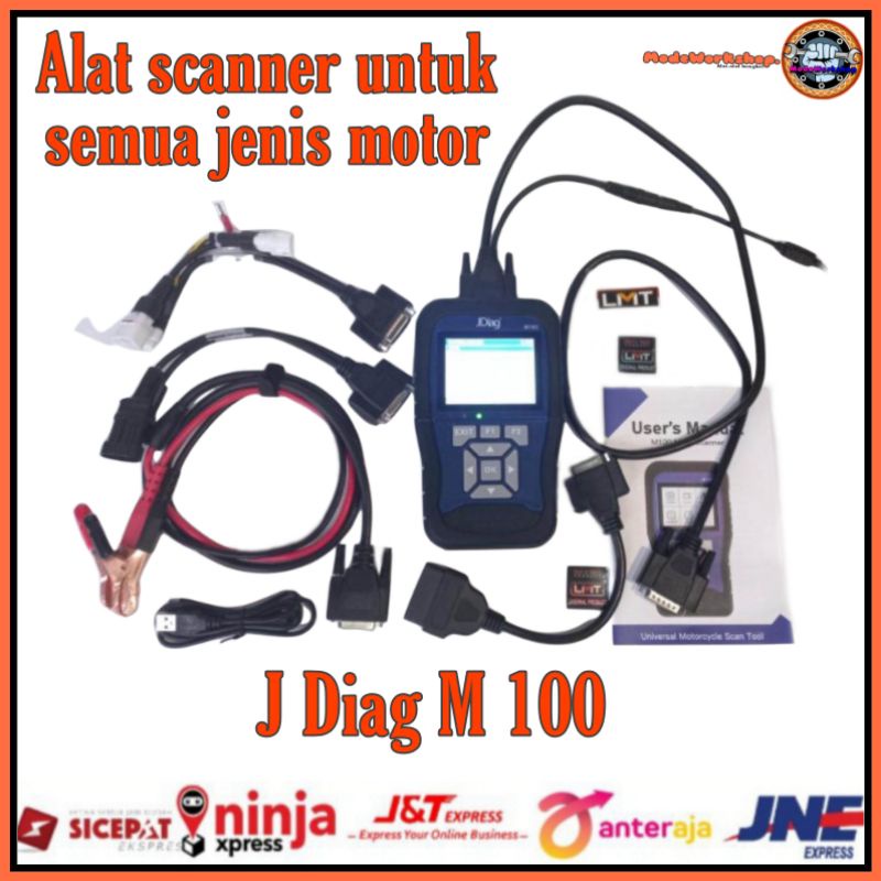 J DIAG M 100 alat scanner untuk semua jenis motor | Lazada Indonesia