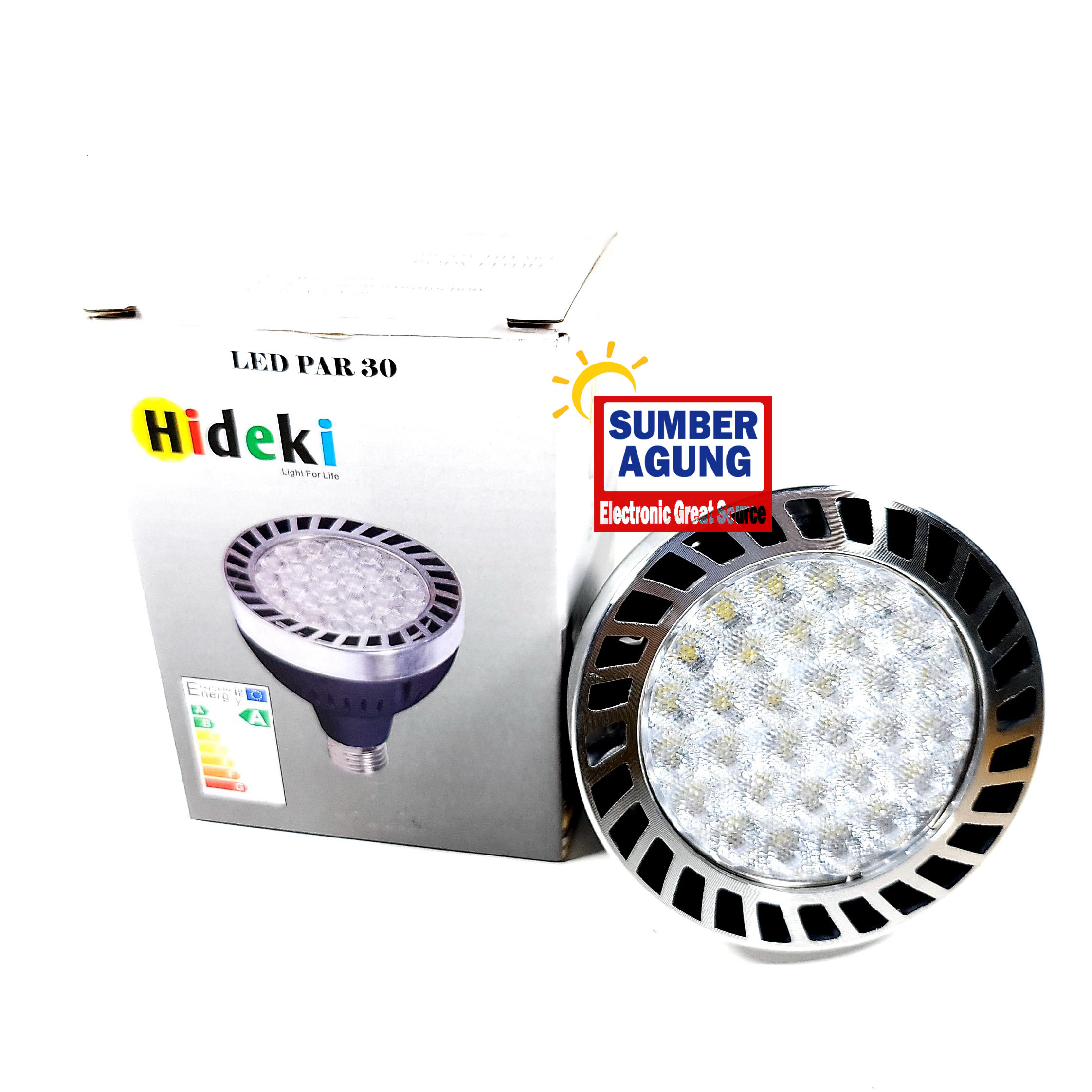 Hideki Lampu LED PAR30 45W 45Watt 45 Watt Sorot Natural Putih ...