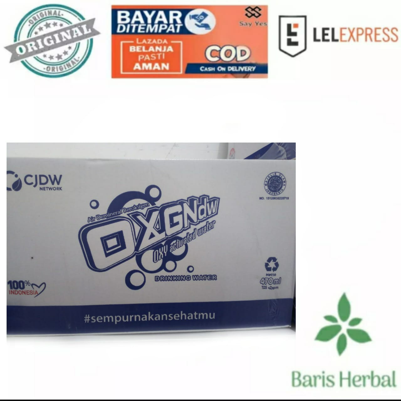 Air oxy // Oxynow//Air oxy // Oky Drinking Water 470 ml Perdus isi 24 | Lazada Indonesia