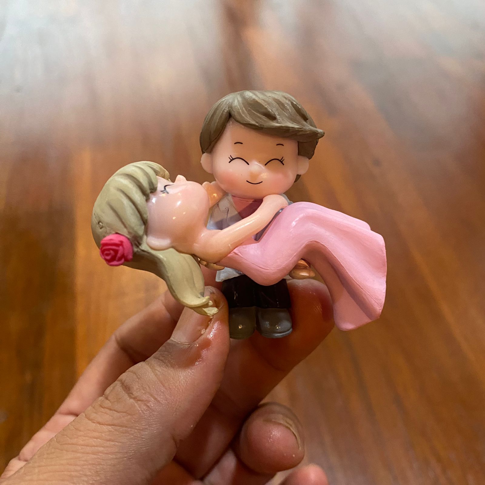 Figure Boneka Couple Married Miniatur / Ornamen Kue - Topper Cake ...