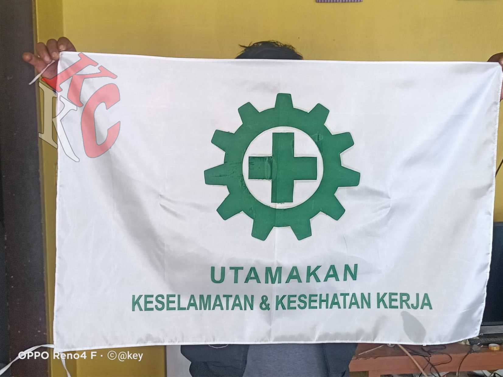 BENDERA LOGO KESEHATAN DAN KESELAMATAN KERJA BENDERA LOGO K3 | Lazada ...