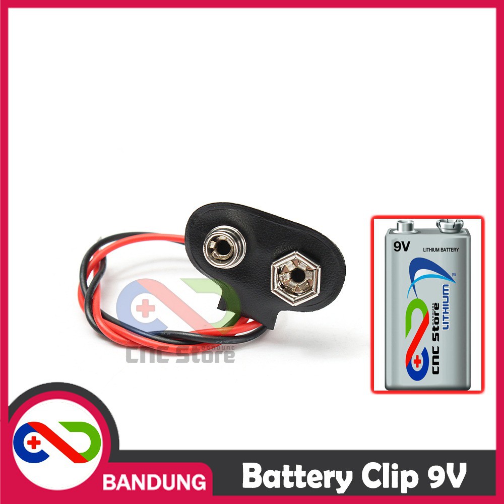 SOCKET 9V BATTERY BATERAI CLIP ADAPTER ARDUINO UNO MEGA | Lazada Indonesia