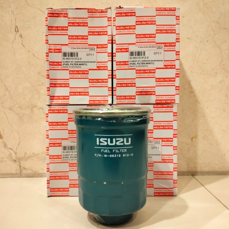 FUEL FILTER SOLAR ISUZU ELF NKR NLR NMR 71 TRAGA ORIGINAL PN: I6 ...