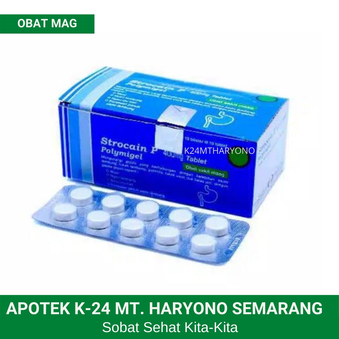 Strocain P Isi 10 Tablet - Obat Maag Mual Muntah Asam Lambung | Lazada ...