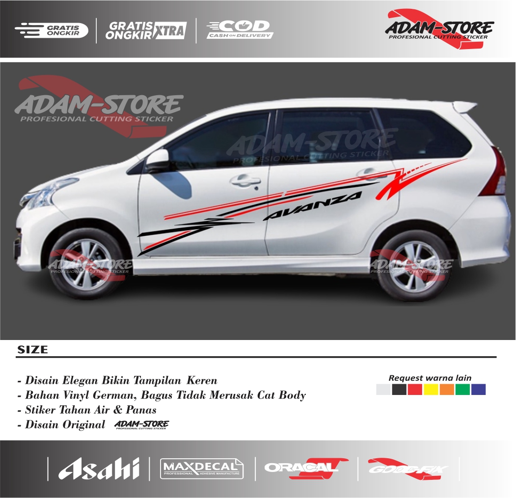 stiker mobil avanza striping mobil avanza stiker mobil toyota avanza ...
