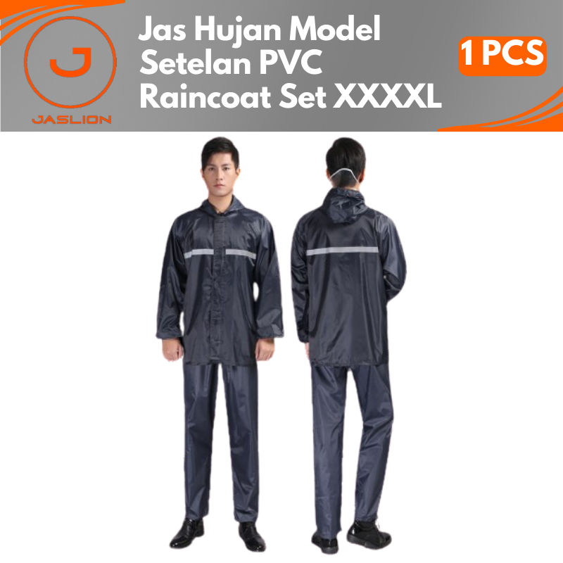 Jas Hujan Model Setelan PVC Raincoat Set XXXXL | Lazada Indonesia