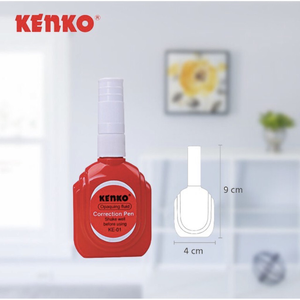 BOS Tipex KENKO KE-01/ Correction Pen/ Tipex Cair/ Penghapus/ Pen ...