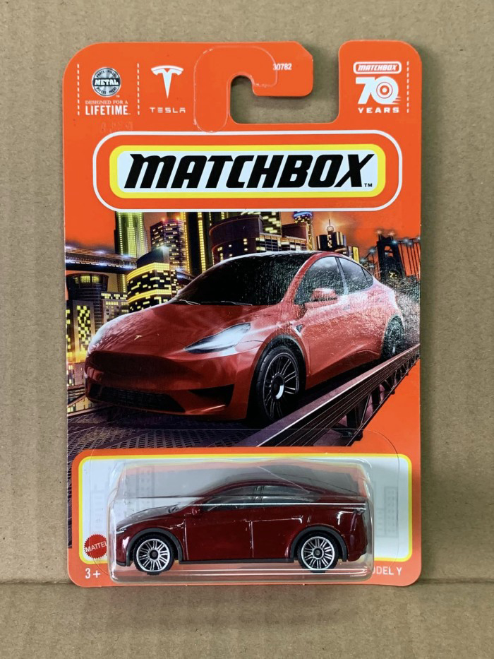 Matchbox Tesla Model Y Merah Lot A 2023 | Lazada Indonesia
