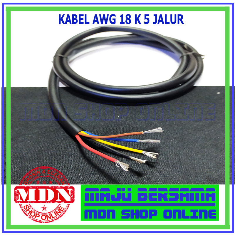 Kabel AWG 18 Kecil 5 Jalur Original | Lazada Indonesia