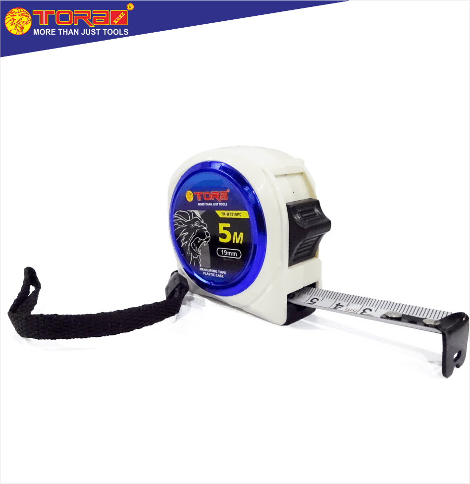 TORA Meteran 5 Meter Putih - White Blue Body | Lazada Indonesia