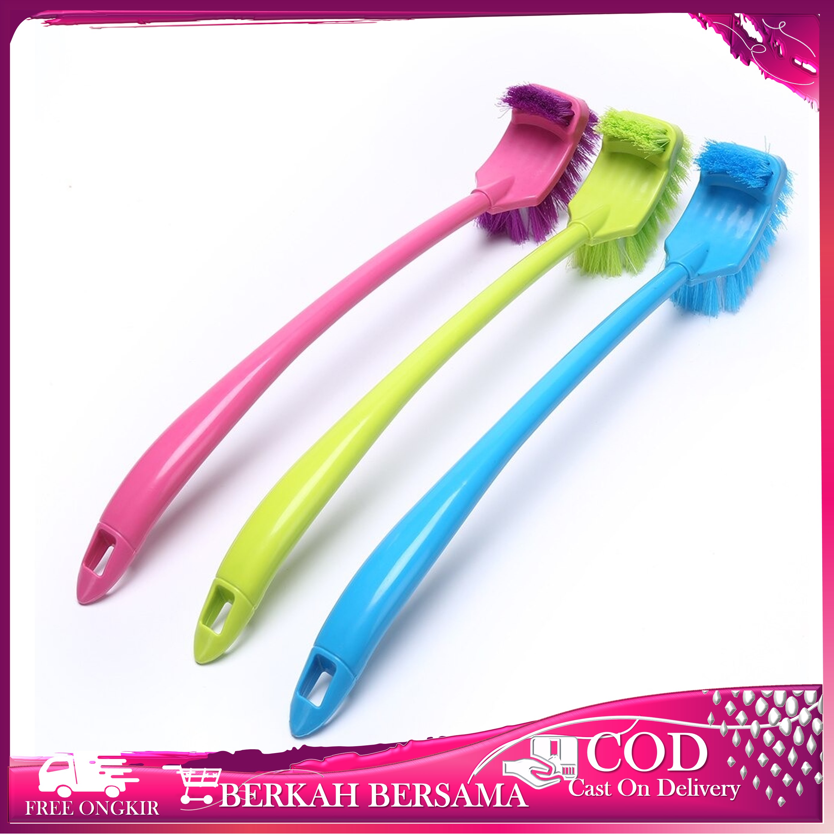 Sikat Wc Gagang Panjang / Sikat Kloset Duduk / Sikat Kloset WC Lantai ...