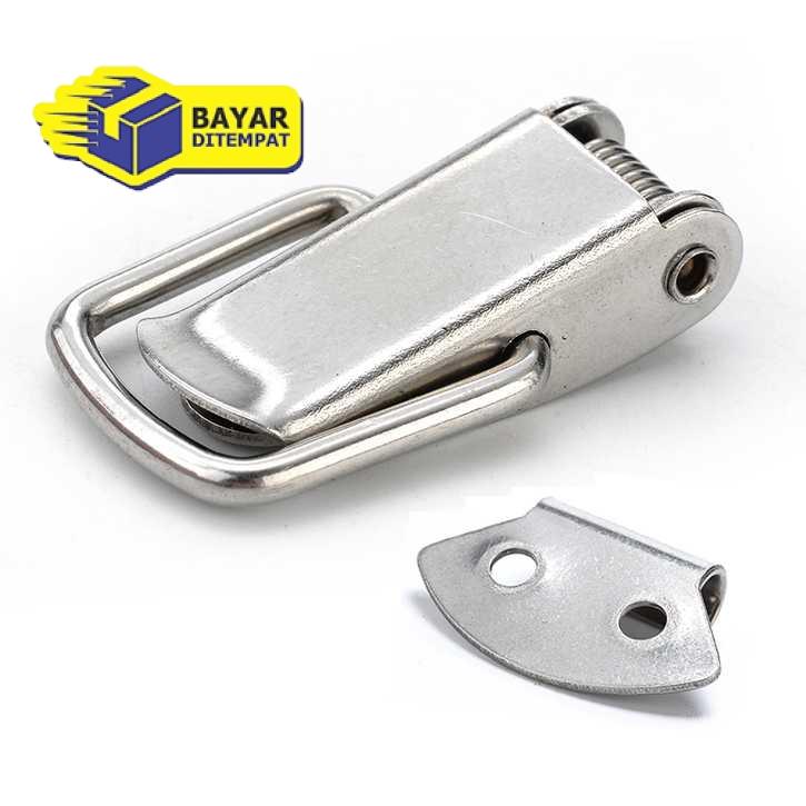 Kancing Kunci DIY Lemari Kotak Penyimpanan Toggle Latch Besi Serbaguna ...