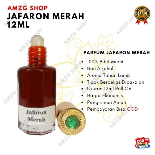 Minyak Jafaron Asli Murni Parfum Sholat Tahan Lama Minyak Wangi Non ...