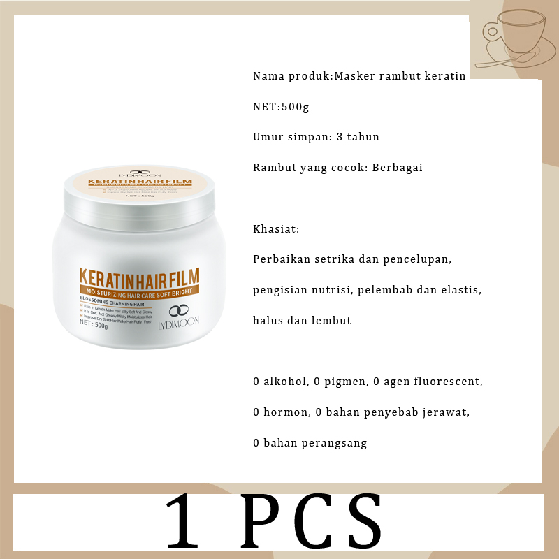 masker rambut keratin smoothing keratin hair mask pelurus rambut ...