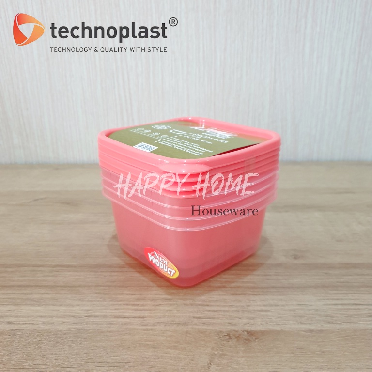 TECHNOPLAST AZUMI BOX SET OF 4PCS 700ML SEALWARE/TEMPAT PENYIMPANAN ...