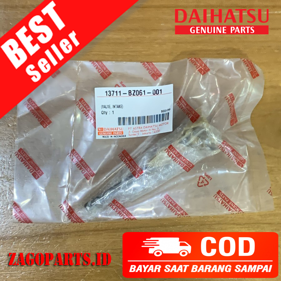 KLEP MINYAK VALVE INTAKE AVANZA XENIA TERIOS RUSH PN : 13711-BZ061-001 ...