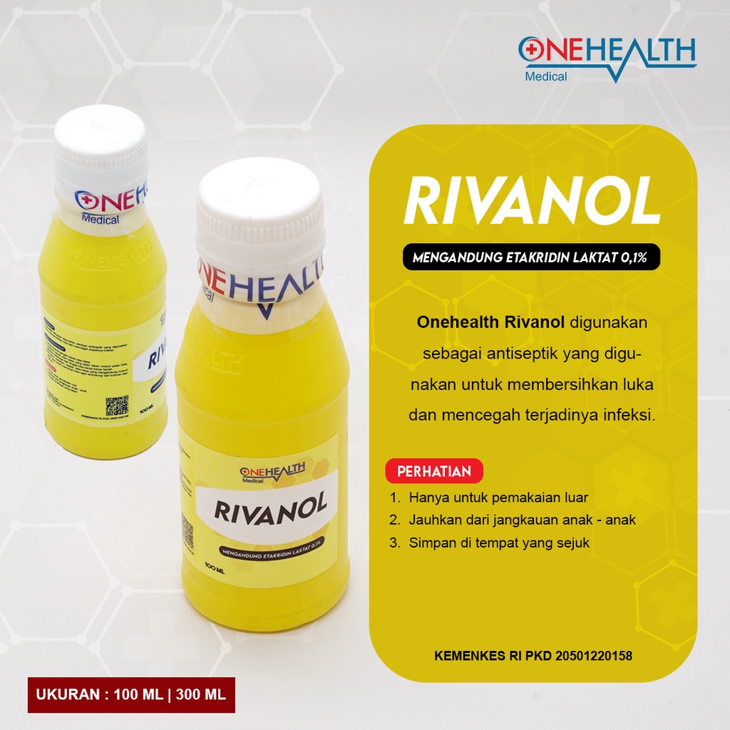 Rivanol Onehealth Cairan Pembersih Luka Antiseptik Alkohol Antiseptic ...
