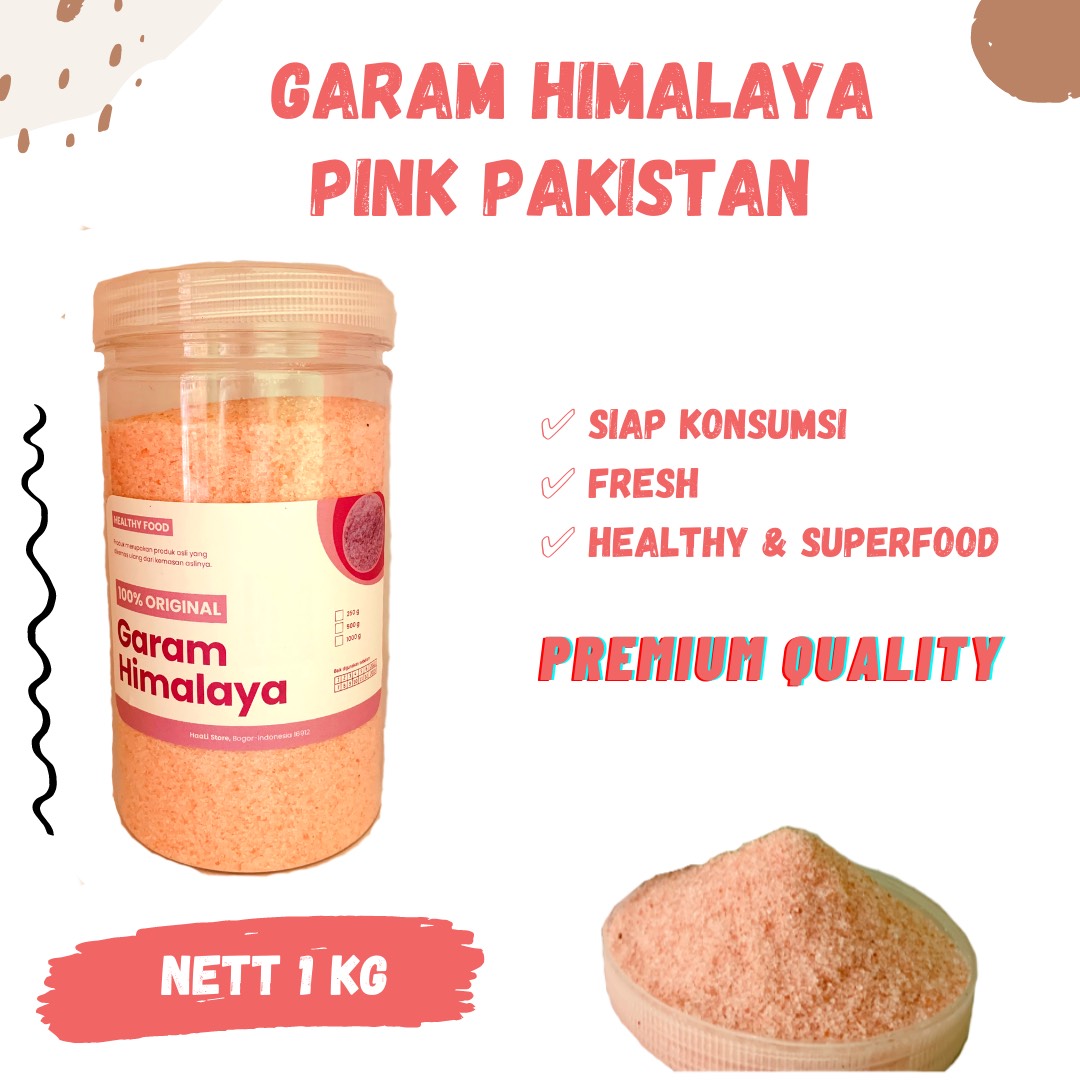 GARAM HIMALAYA PINK PAKISTAN 1kg Himalayan Pink Salt Garam Pink Garam ...