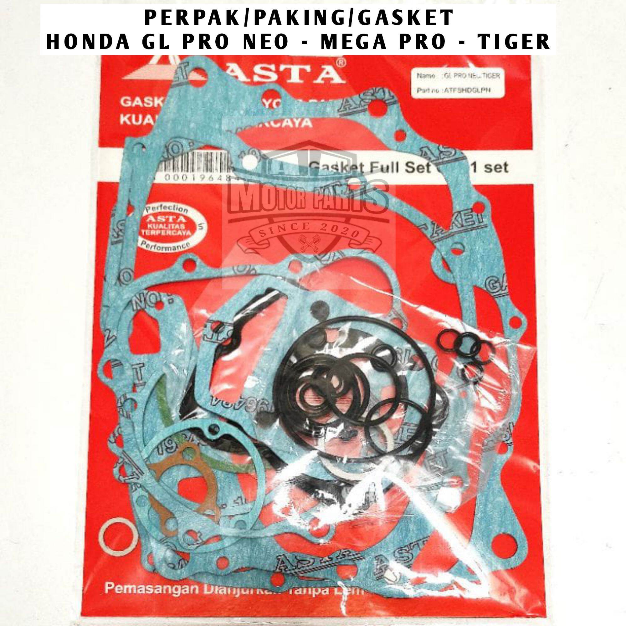 PERPAK PAKING GASKET FULL SET GL PRO NEO TECH MEGA PRO TIGER | Lazada ...