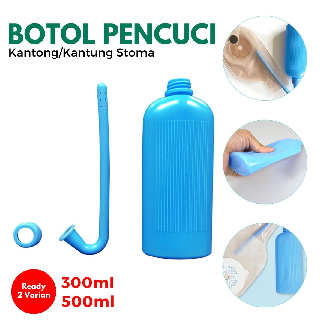 Ostomy Washing Bottle Hygiene Cleaner Botol Penguras Kantong Ostomi ...