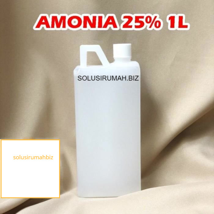 Amoniak Liquid Amonia Cair cairan 1kg 25% jurigen 1liter wadah plastik ...