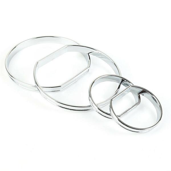 For BMW E46 M3 M Chrome Speedometer Gauge Dial Rings Bezel Trim Speedo ...