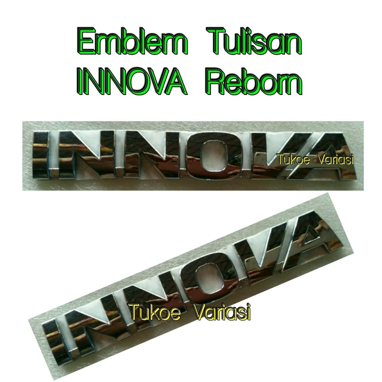 Emblem Logo Tulisan Innova Original Innova Reborn 2016 | Lazada Indonesia