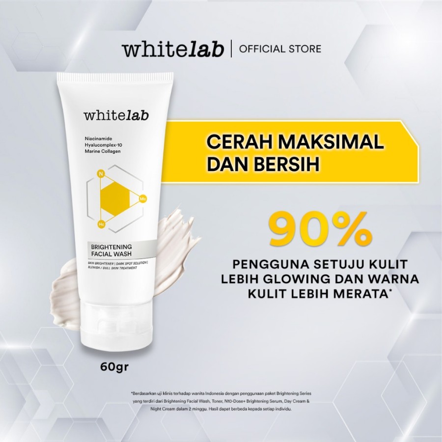 Whitelab Brightening Facial Wash / Face Wash White Lab Original Sabun ...