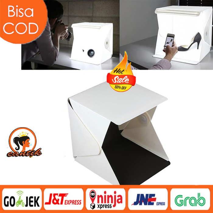 MINI STUDIO BOX LENGKAP LIGHTING LED BACKGROUND/MINI STUDIO FOTO BOX ...