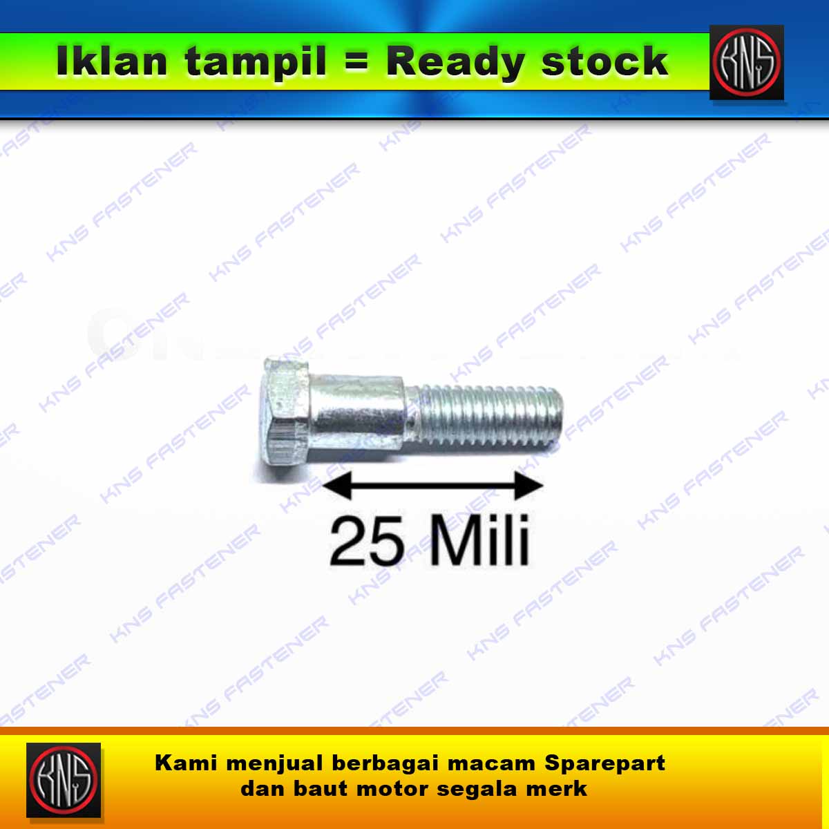 Baut handle handel Rem Kanan SUPRA M6x25 honda astrea legenda 6mm ...