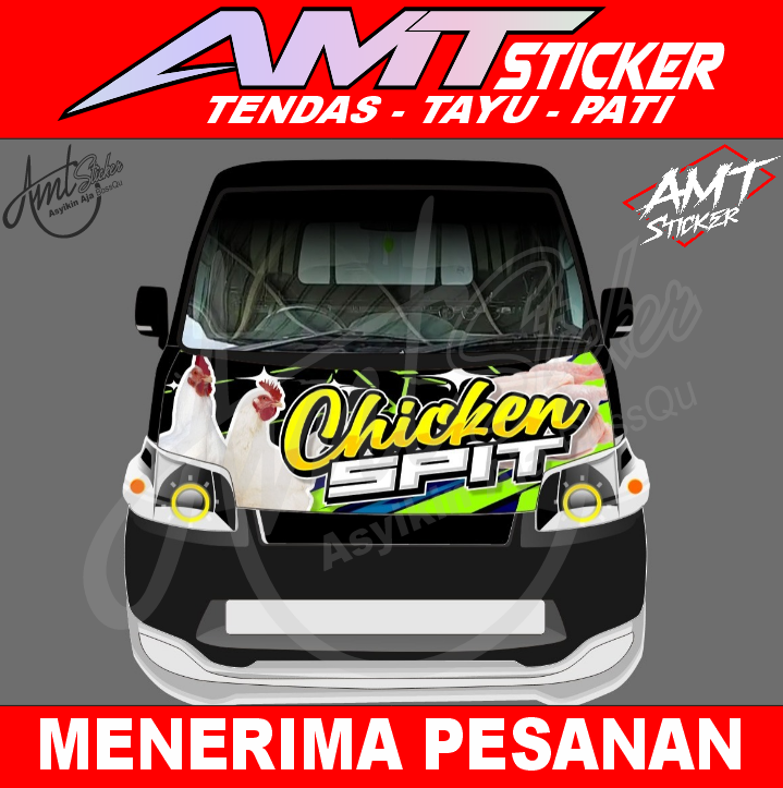 Stiker Decal Granmax - Sticker Kap Depan Gran Max - Bisa Custom/Request ...