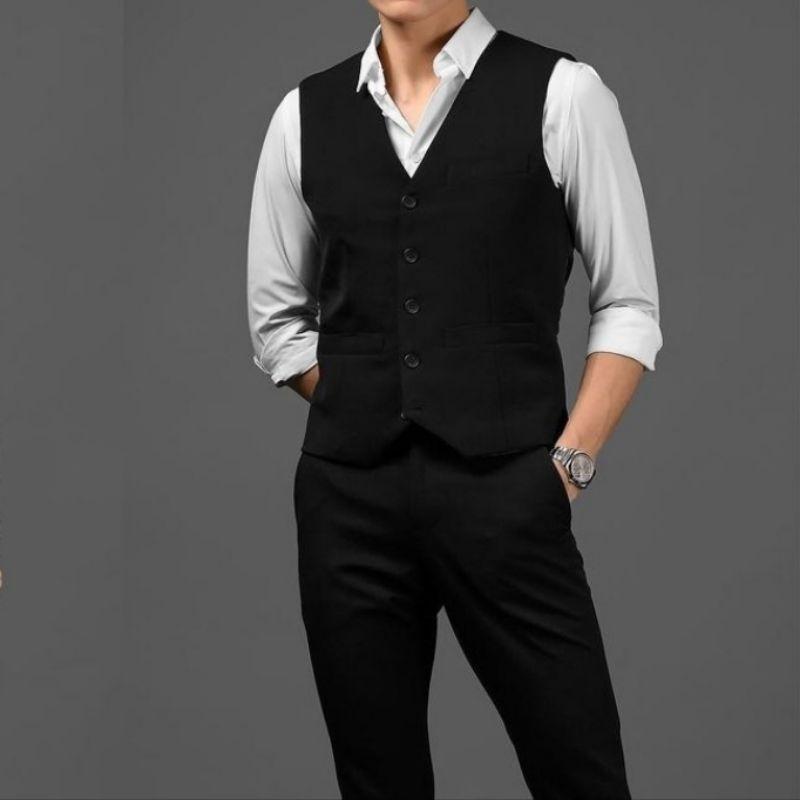 Jas Pria hitam buat wisuda pengantin nikah kondangan blazer slimfit ...