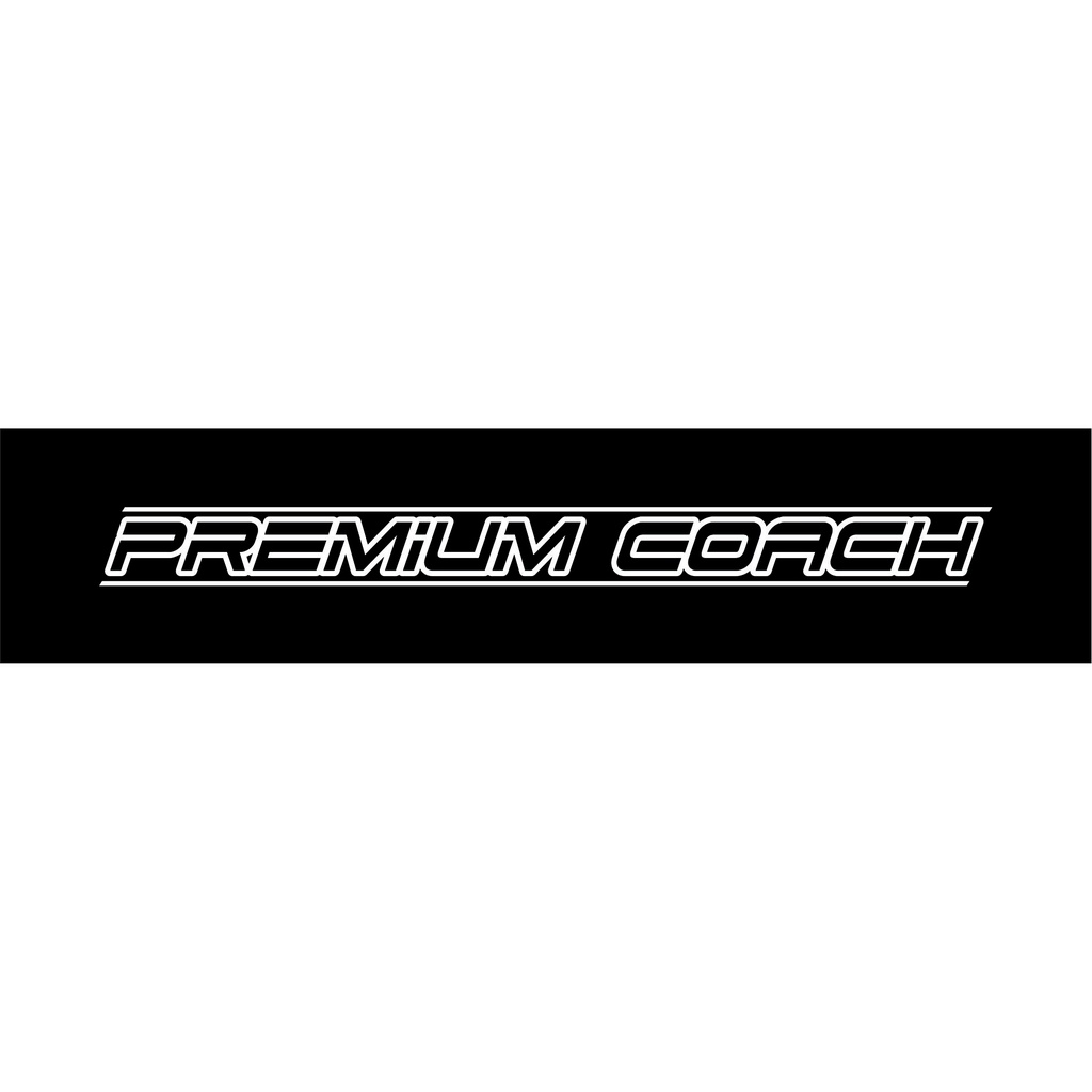 Cutting stiker PREMIUM COACH Untuk Kaca Mobil, Elf, Bis dll | Lazada ...