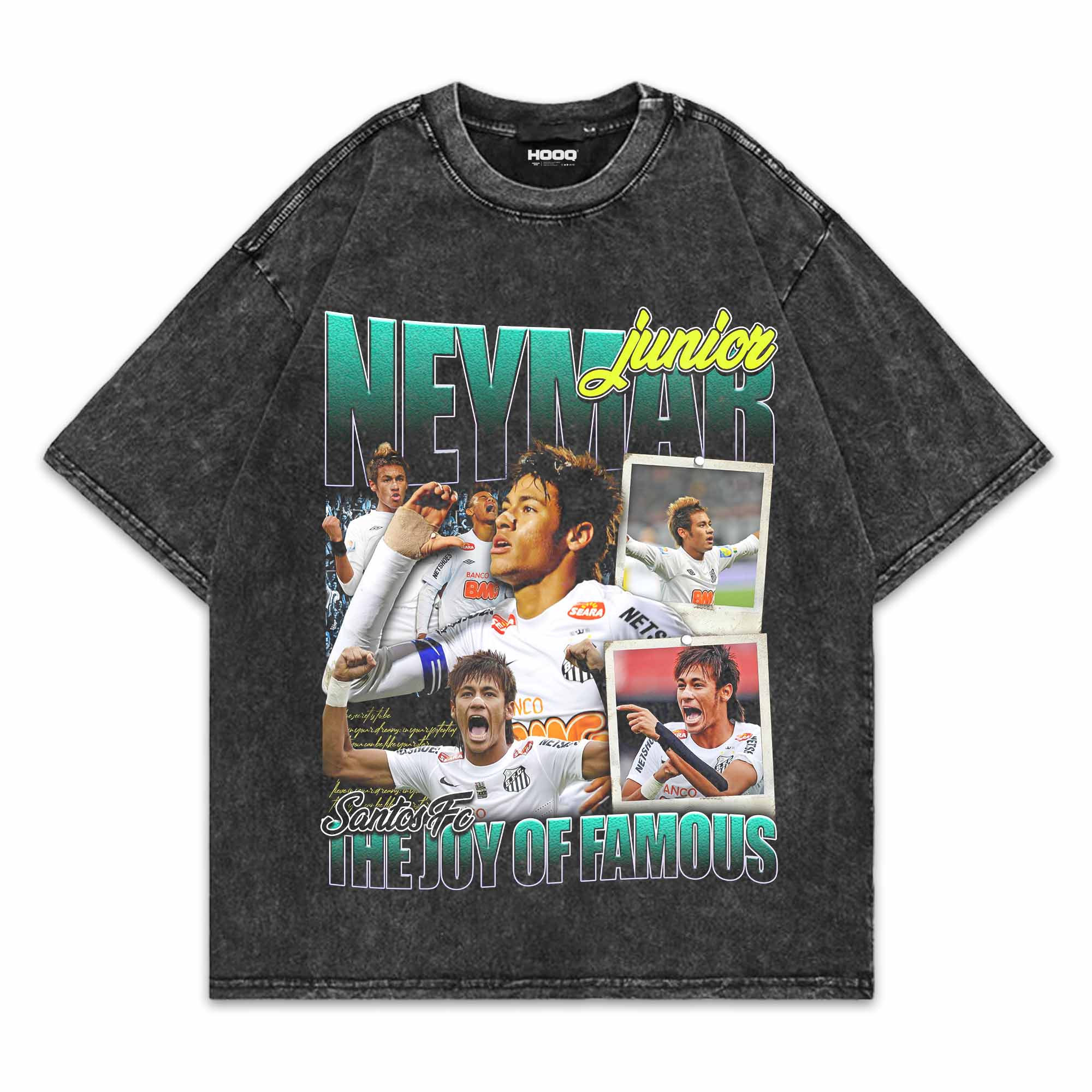 Kaos Neymar Jr - The Famous Oversize Model Washed Stone Wash / Kaos ...