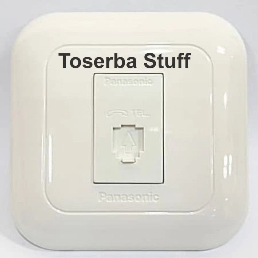 STOP KONTAK PANASONIC OUTLET TELPON TELEPHONE TELEPON LAN DATA CAT3 ...