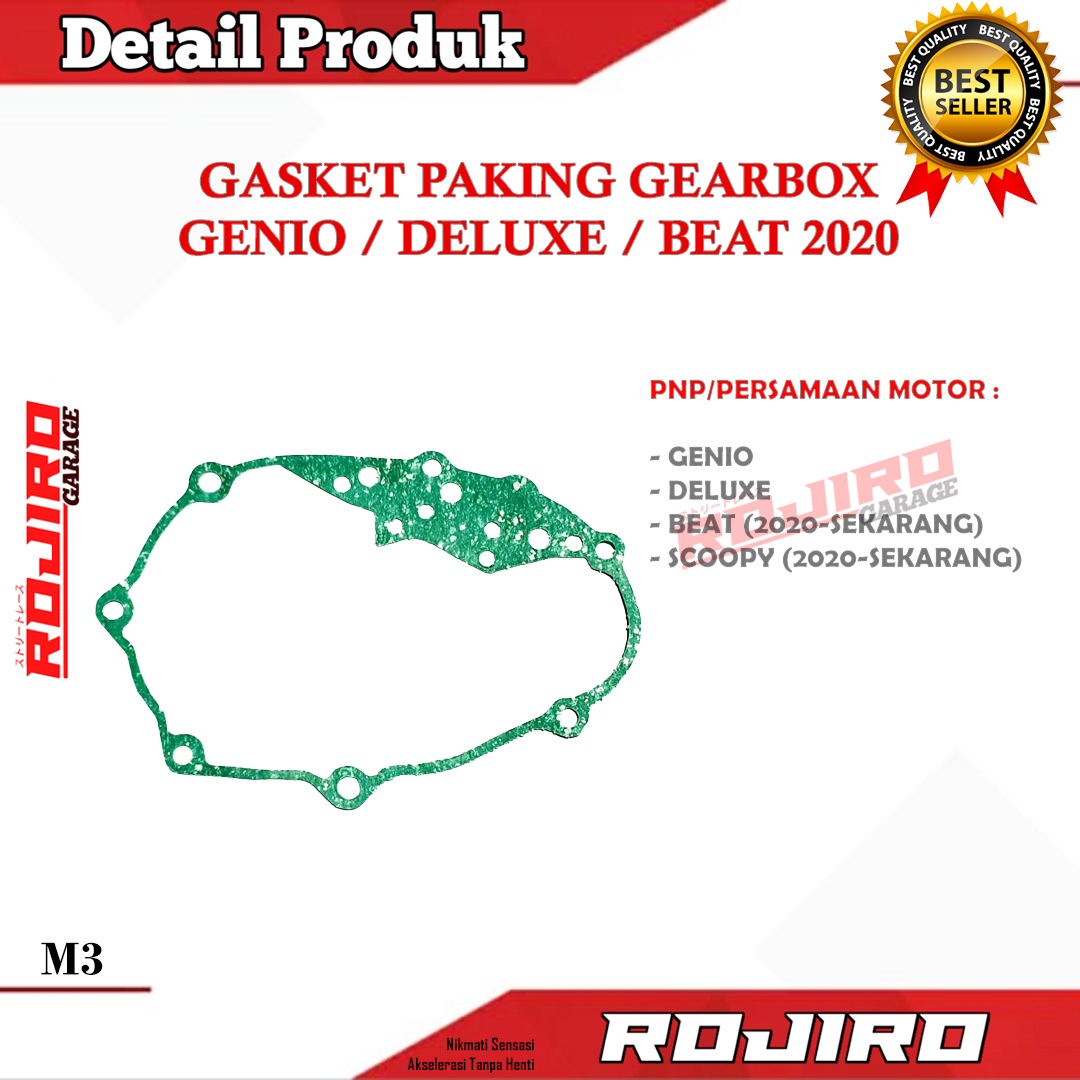 Paking Gearbox Genio / Deluxe / Beat (2020-Sekarang) Gasket Gear Gir ...