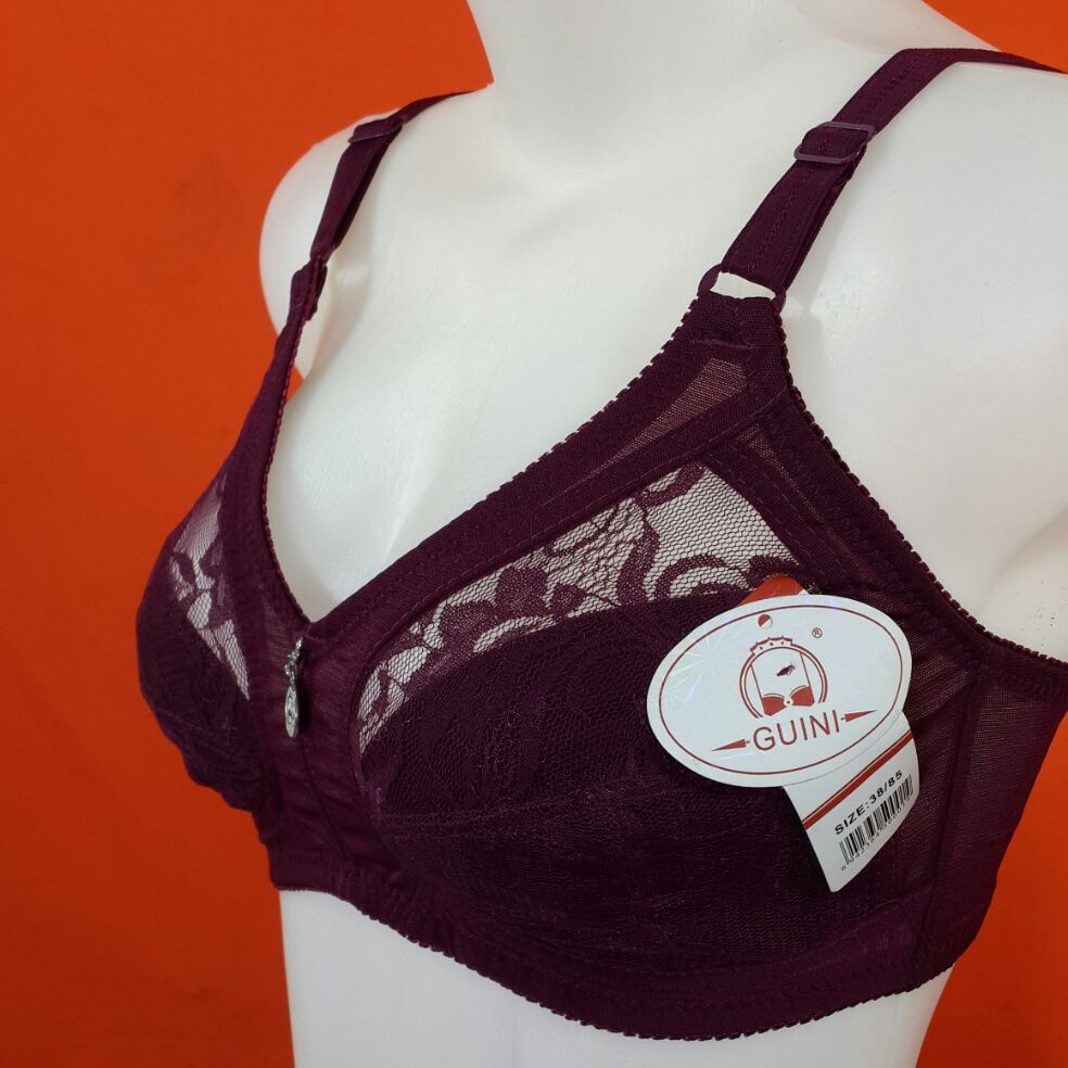 bh brukat tanpa busa dan kawat impor /merk guini dan daisy/ukuran 36 s ...