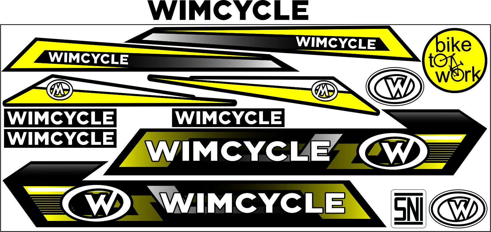 STICKER WIMCYCLE POLET UNIVERSAL STIKER | Lazada Indonesia
